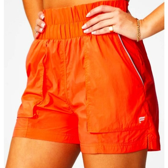 Fabletics | Shorts | Fabletics Ultra Highwaisted Piped Nylon Short Eco ...